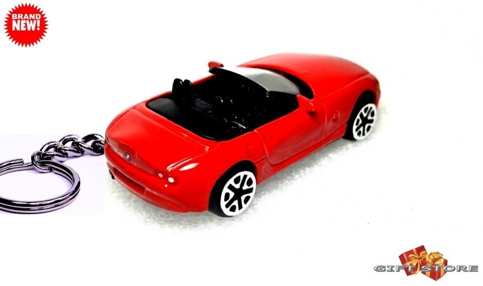 RARE KEYCHAIN RED BMW Z4 CONVERTIBLE CABRIO CUSTOM Ltd EDITION GREAT ...