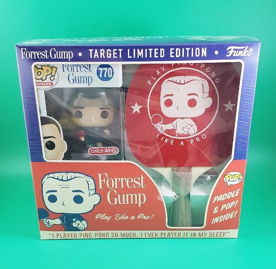 Funko Pop Forrest Gump Ping Pong Exclusive Limited Edition Paddle & Pop ...