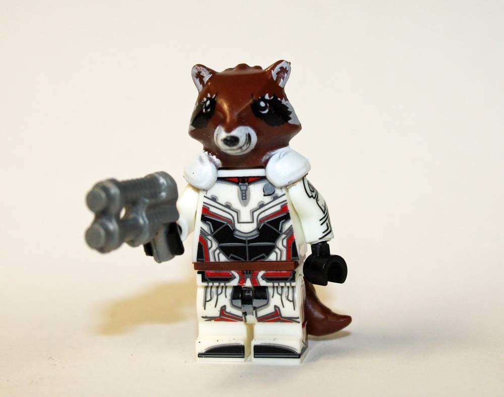 Rocket Raccoon Quantum Suit Guardians Of The Galaxy Minifigure Toys ...