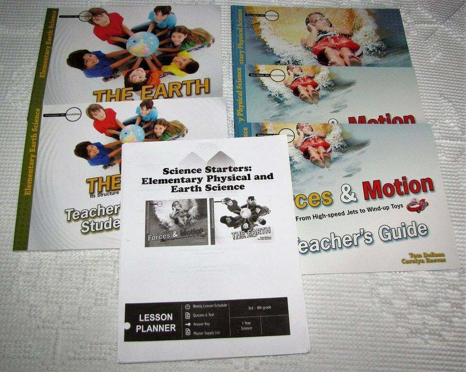 Elementary Physical and Earth Set Science Starters by Masterbooks ...