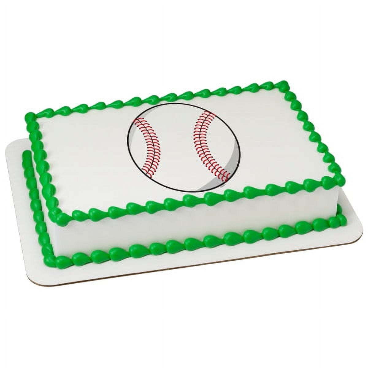 Baseball Softball Edible Image Cake Topper, by Whimsical Practicality ...