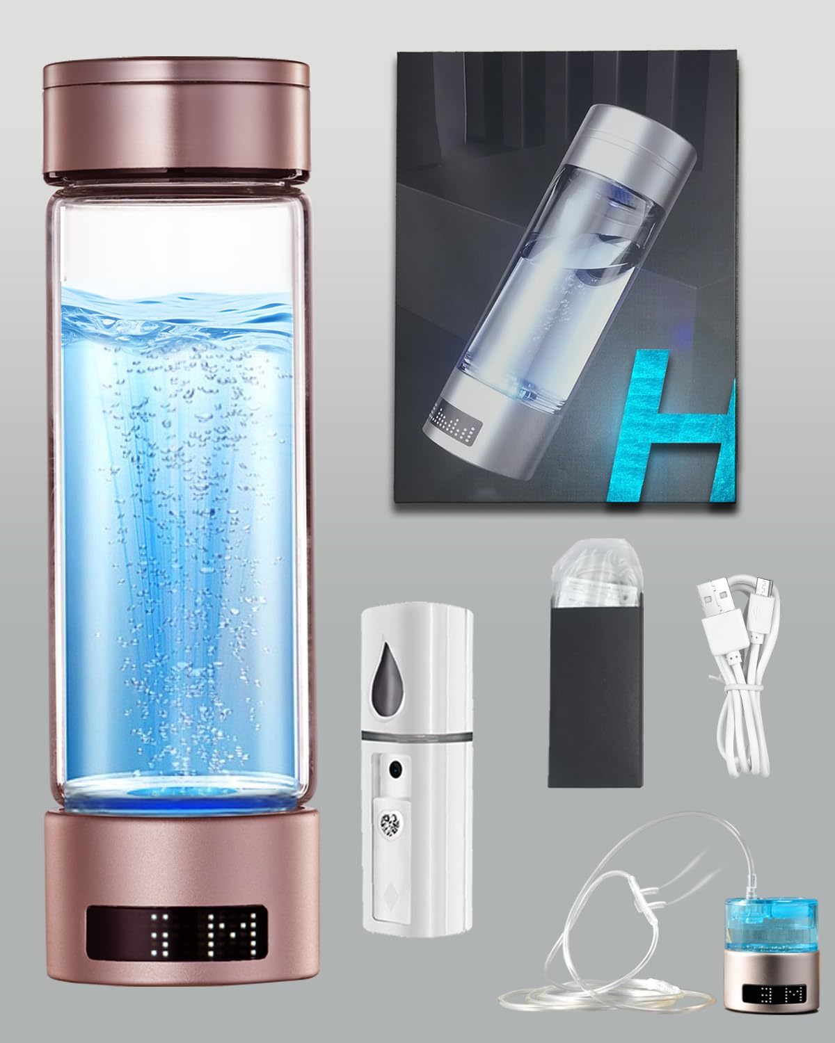 2024 Hydration Hydrogen Water Bottle, Upgrade Portable, Water ...