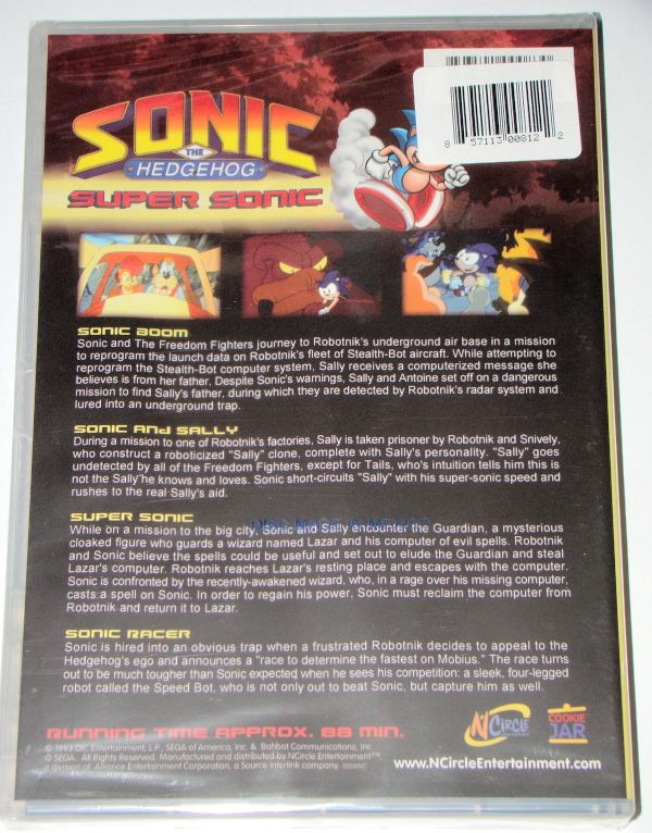 SONIC THE HEDGEHOG - SUPER SONIC (New) - DVDs & Blu-ray Discs
