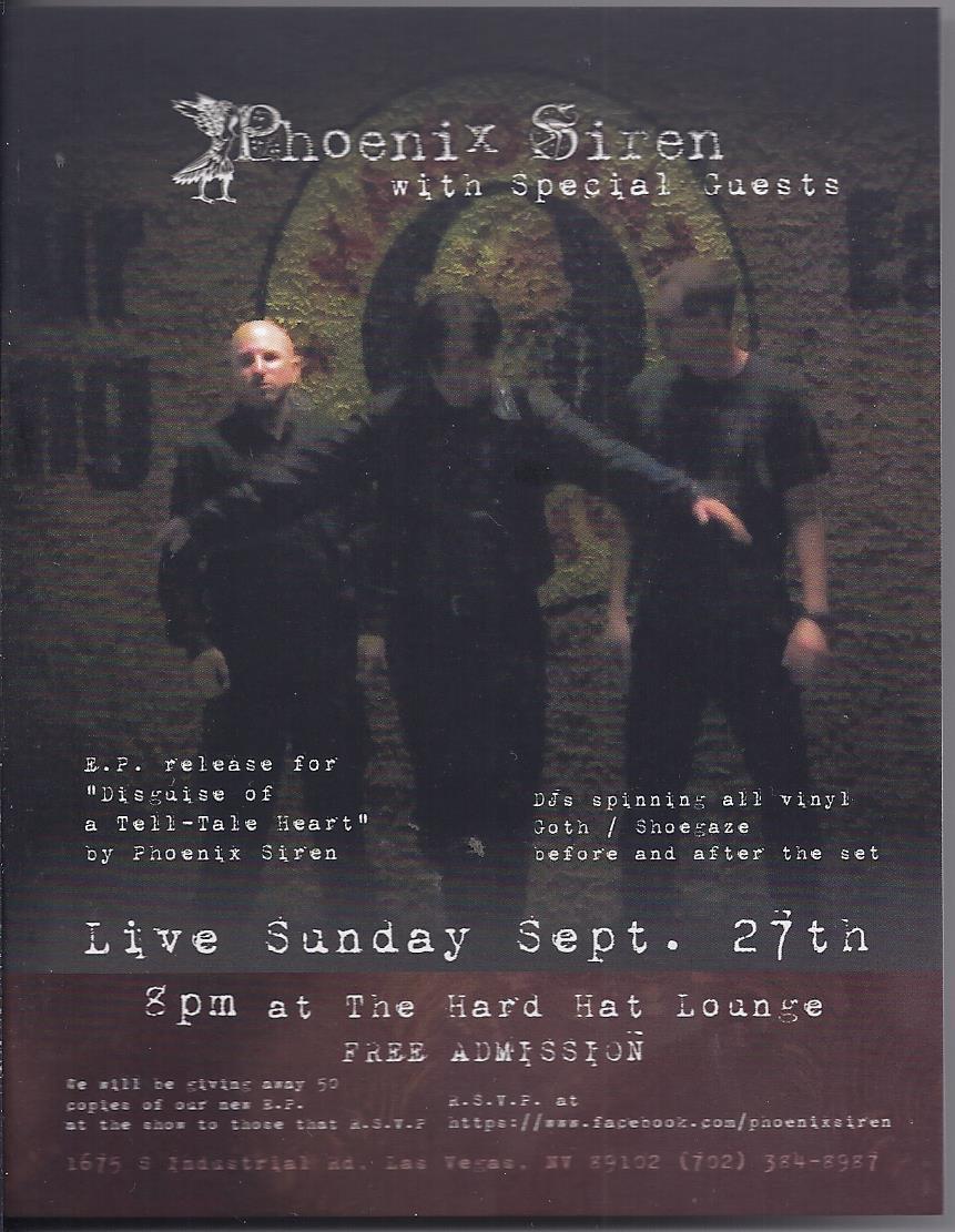 PHOENIX SIREN Live @ Hard Rock Hotel Las Vegas Promo Card - Cards
