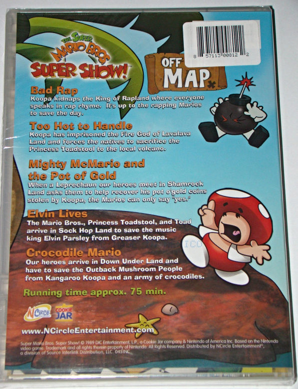 THE SUPER MARIO BROS. SUPER SHOW! - OFF THE MAP (NEW) - DVDs & Blu-ray ...