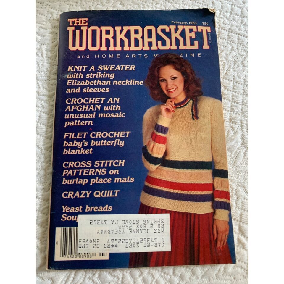 The Workbasket and Home Arts Magazine Feb 1983 - Magazines