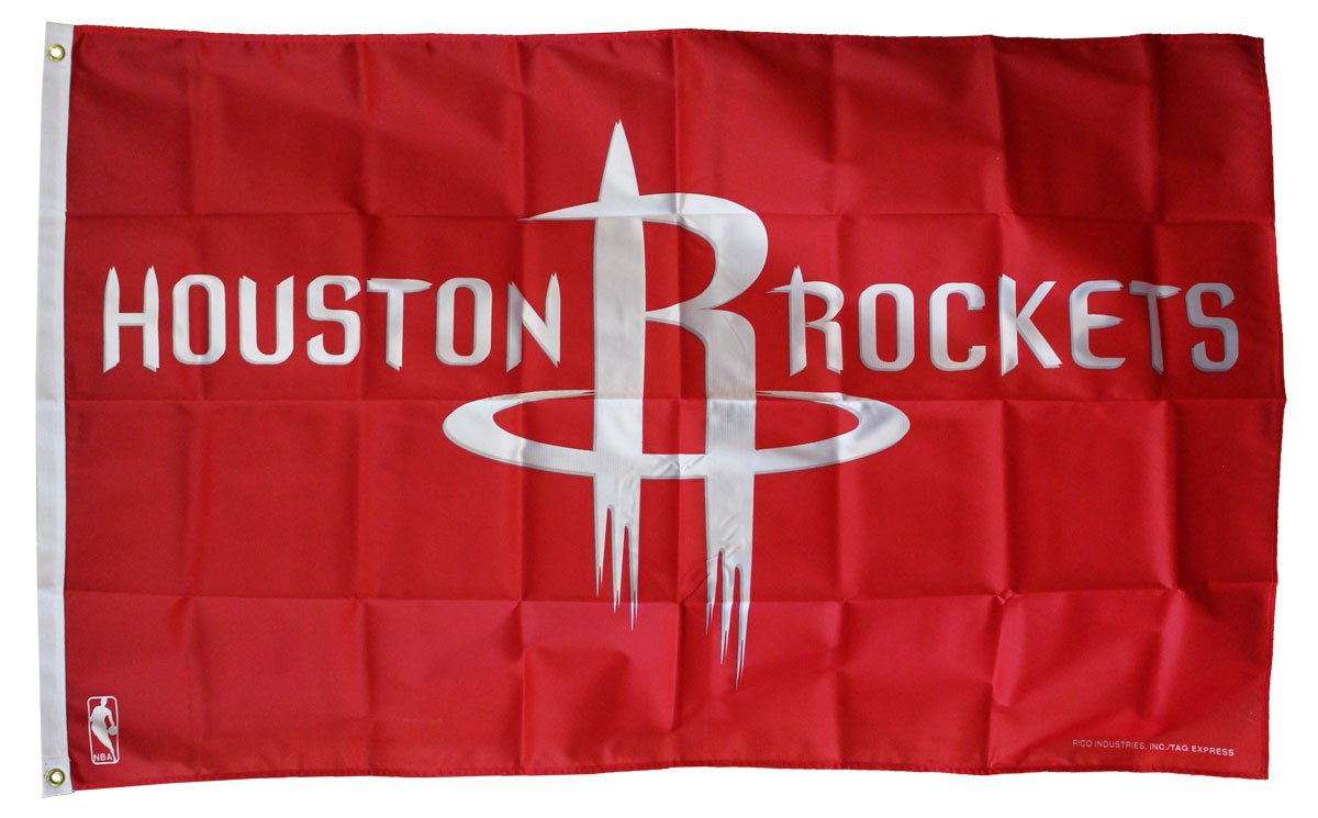 Houston Rockets - 3' x 5' NBA Polyester Flag - Banners / Flags