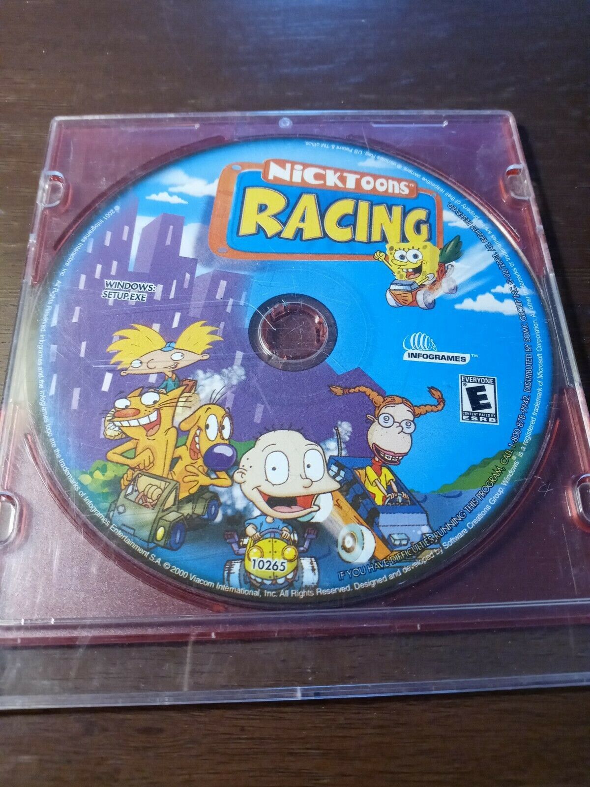 Nicktoons Racing - Kids PC Game Nickelodeon SpongeBob - Rug Rats CD ...