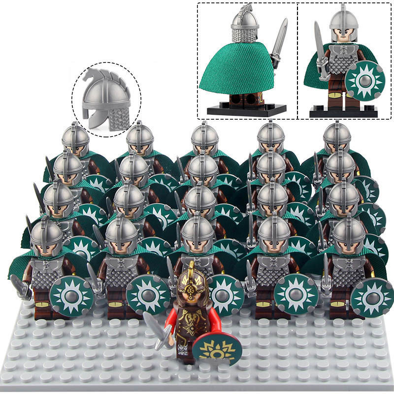 21pcs LOTR Rohan Kingdom Shortsword Infantry Army Set Custom ...