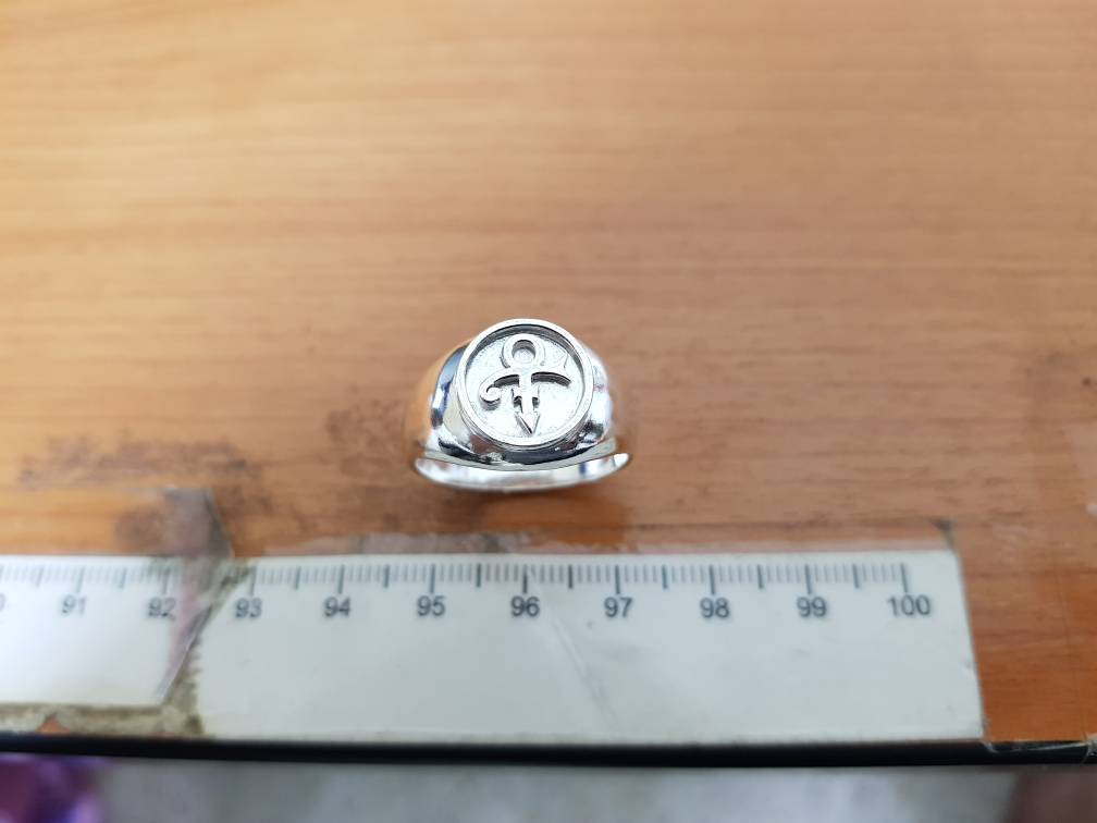 Ring - Chunky - Love Emblem - Remembrance Symbol - Sterling Silver - Rings
