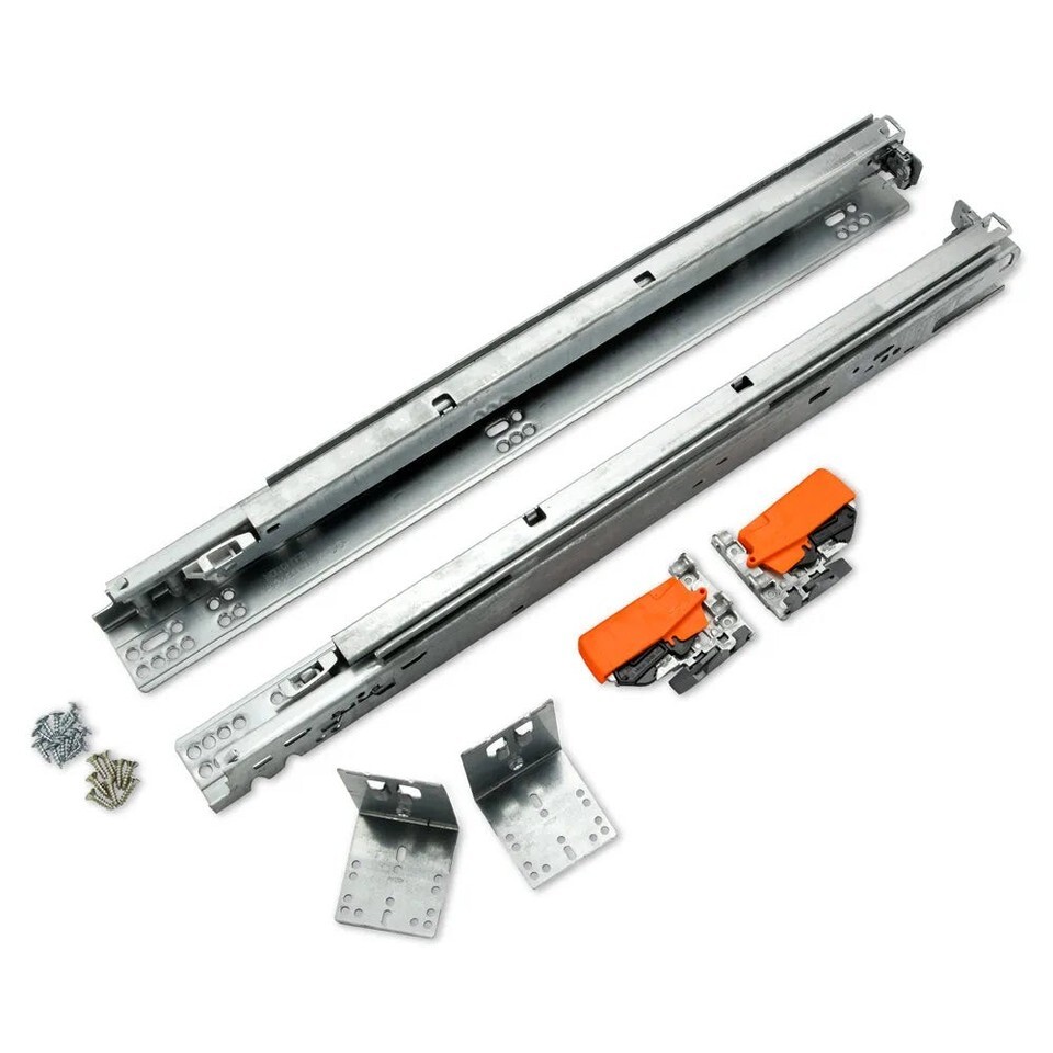 21" Blum TANDEM Drawer Slides with BLUMOTION Kit with Locking Devices ...