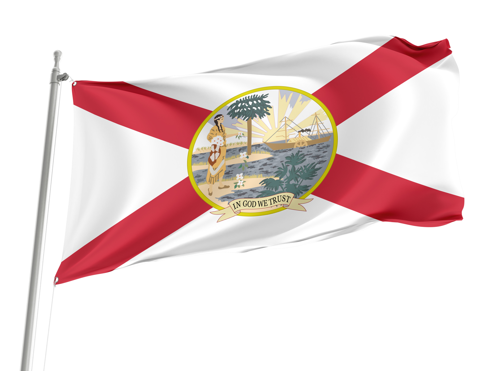 Florida 1900 Flag ,Size -3x5Ft / 90x150cm, Garden flags - Other Flags ...