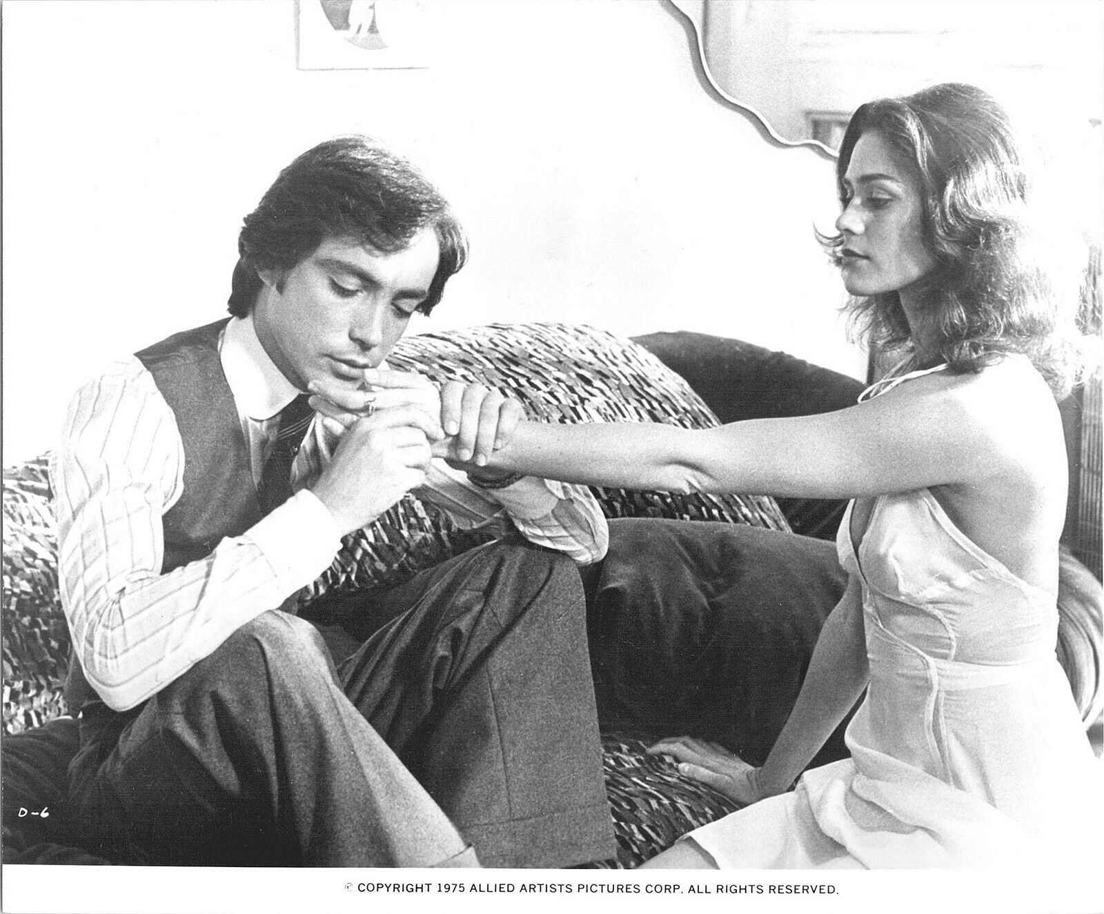 The Story of O 1975 original 8x10 photo Corinne Clery on sofa with Udo ...