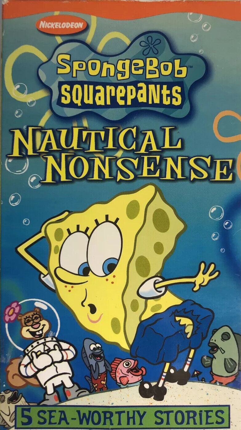 Spongebob Squarepants-Nautical Nonsense(VHS 2002)TESTED-RARE VINTAGE ...