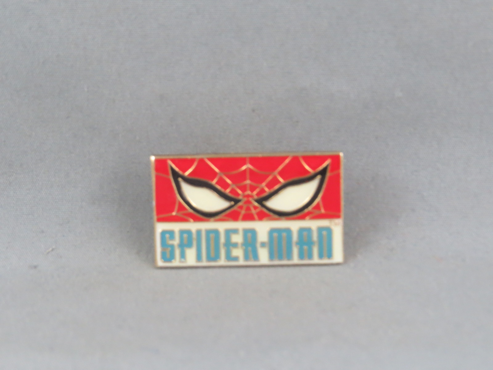 Vintage Spider-man Pin - 1990s Spider-man Eyes - Inlaid Pin - Comic ...