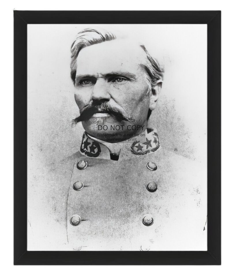 SIMON BOLIVAR BUCKNER CONFEDERATE CIVIL WAR GENERAL IN UNIFORM 8X10 ...
