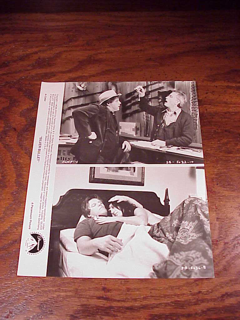 Silver Bullet Movie Photo Theater Lobby Card and Publicity Sheet, Gary ...