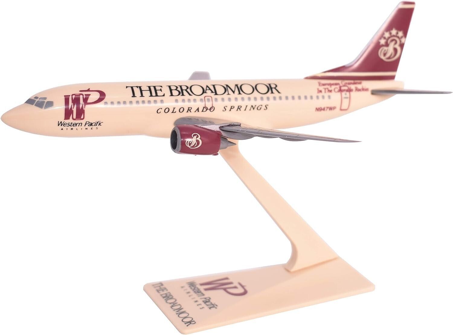 Boeing 737-300 Western Pacific Airlines - The Broadmoor - 1/200 Scale ...