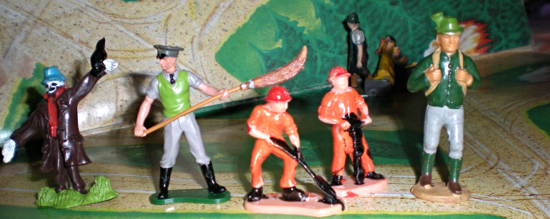 O Scale People (Set of 5) Trains - Action Figures