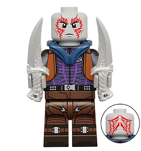 Building Custom Drax The Destroyer Custom Lego Figures Minifigure ...