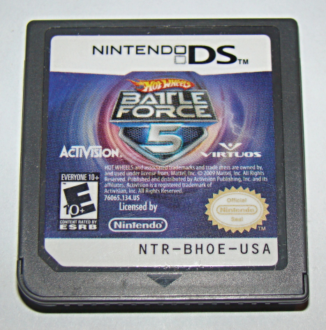 Nintendo DS - ACTIVISION - HOT WHEELS BATTLE FORCE 5 (Game Only ...