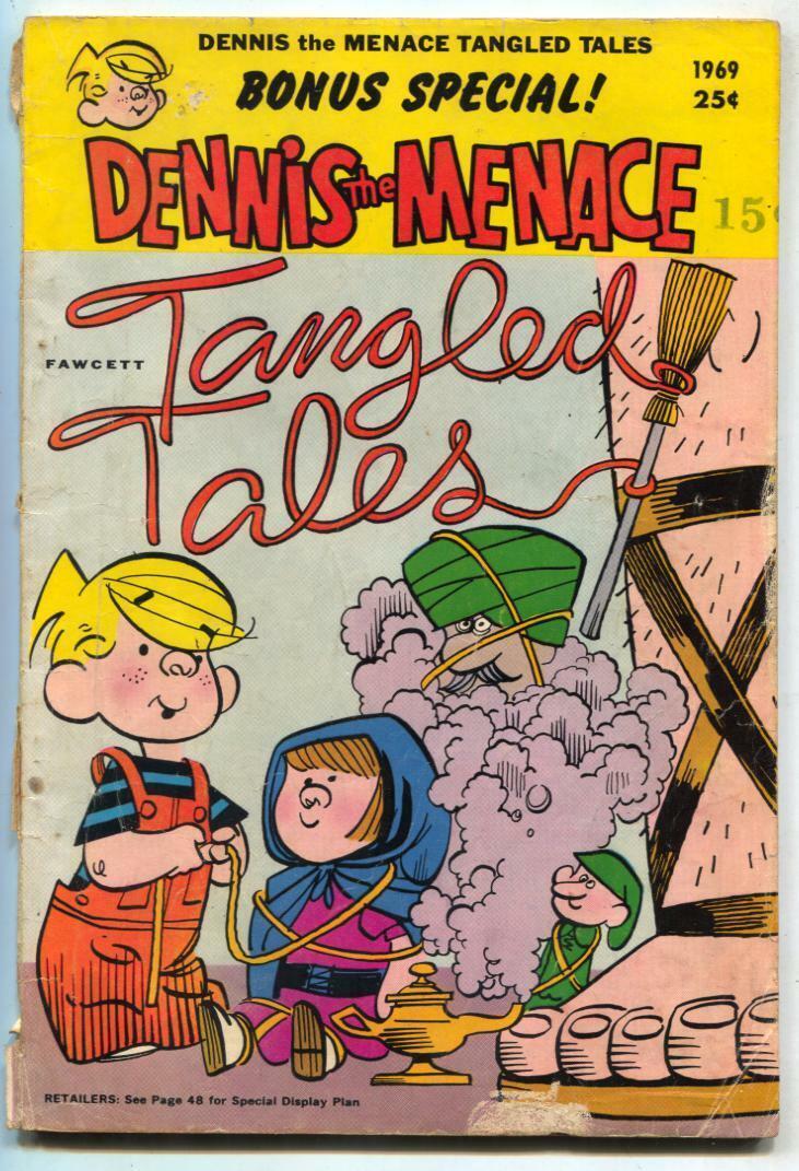 Dennis The Menace Giant #70 1969-FAWCETT-Tangled Tales G - Comic Books ...