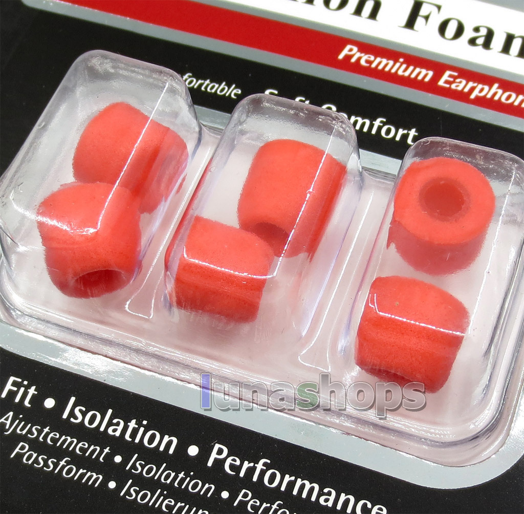 Premium Upgrade Earphone Foam Tips With Plastic Tube For Sony JVC S ...