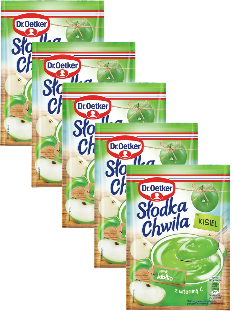 Dr. Oetker Slodka Chwila KISIEL hot jelly treat in a mug - APPLE -FREE ...