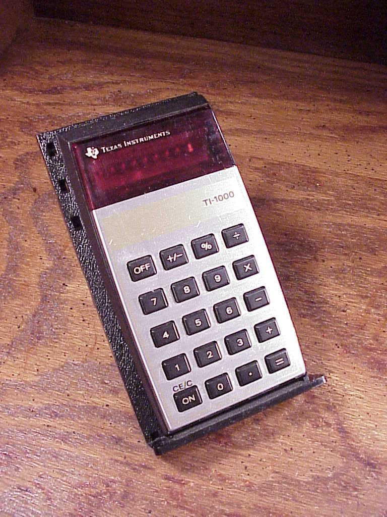 Texas Instruments TI-1000 LED Calculator, does not work correctly ...
