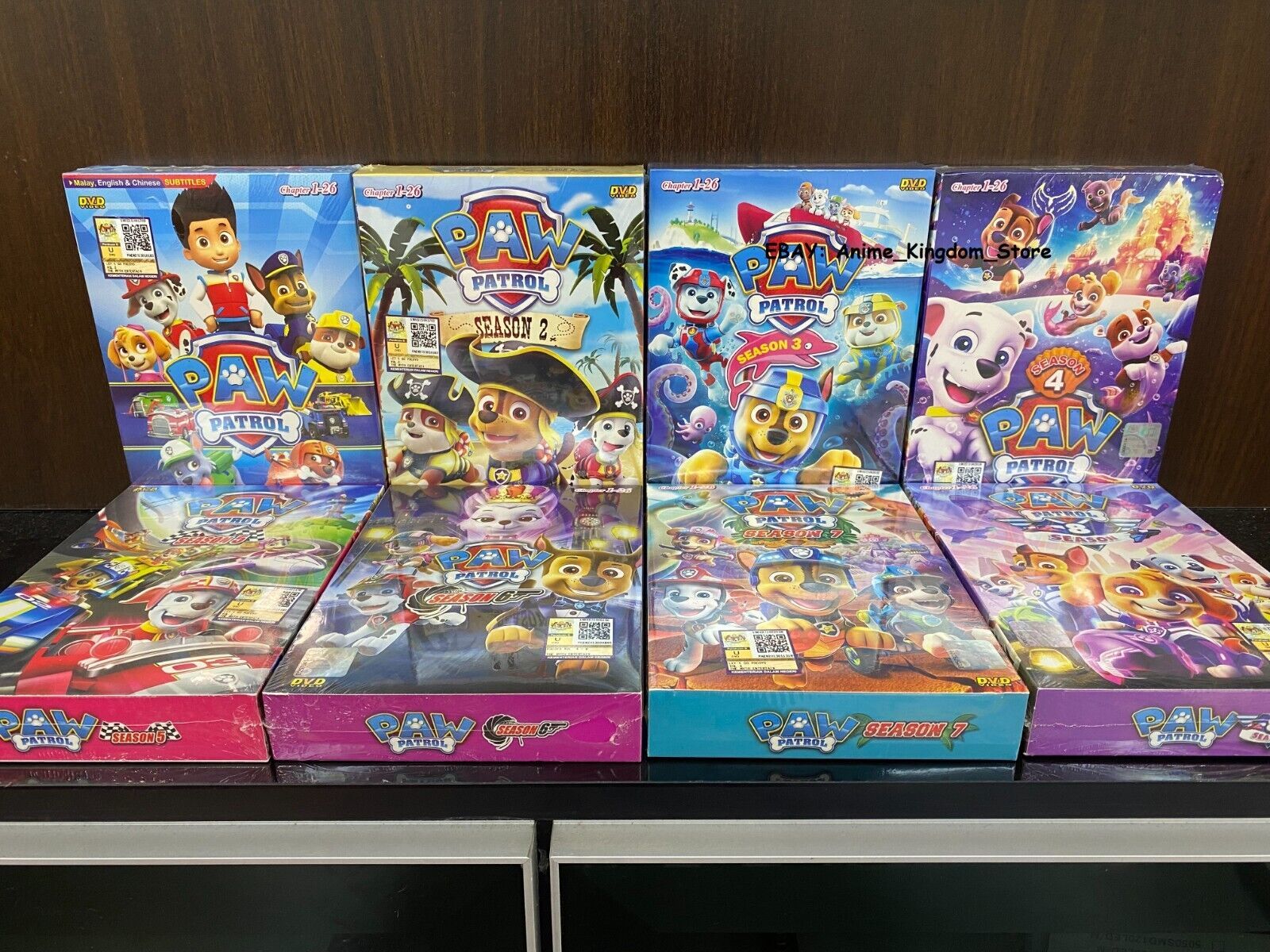 PAW Patrol [Season 1 2 3 4 5 6 7 8] Collection Set All Region~Brand New ...