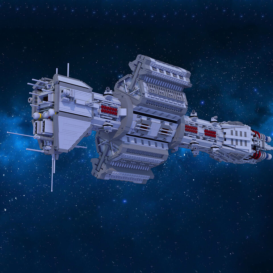 Omega class Destroyer Building Blocks for EAS Agamemnon from Babylon 5 ...