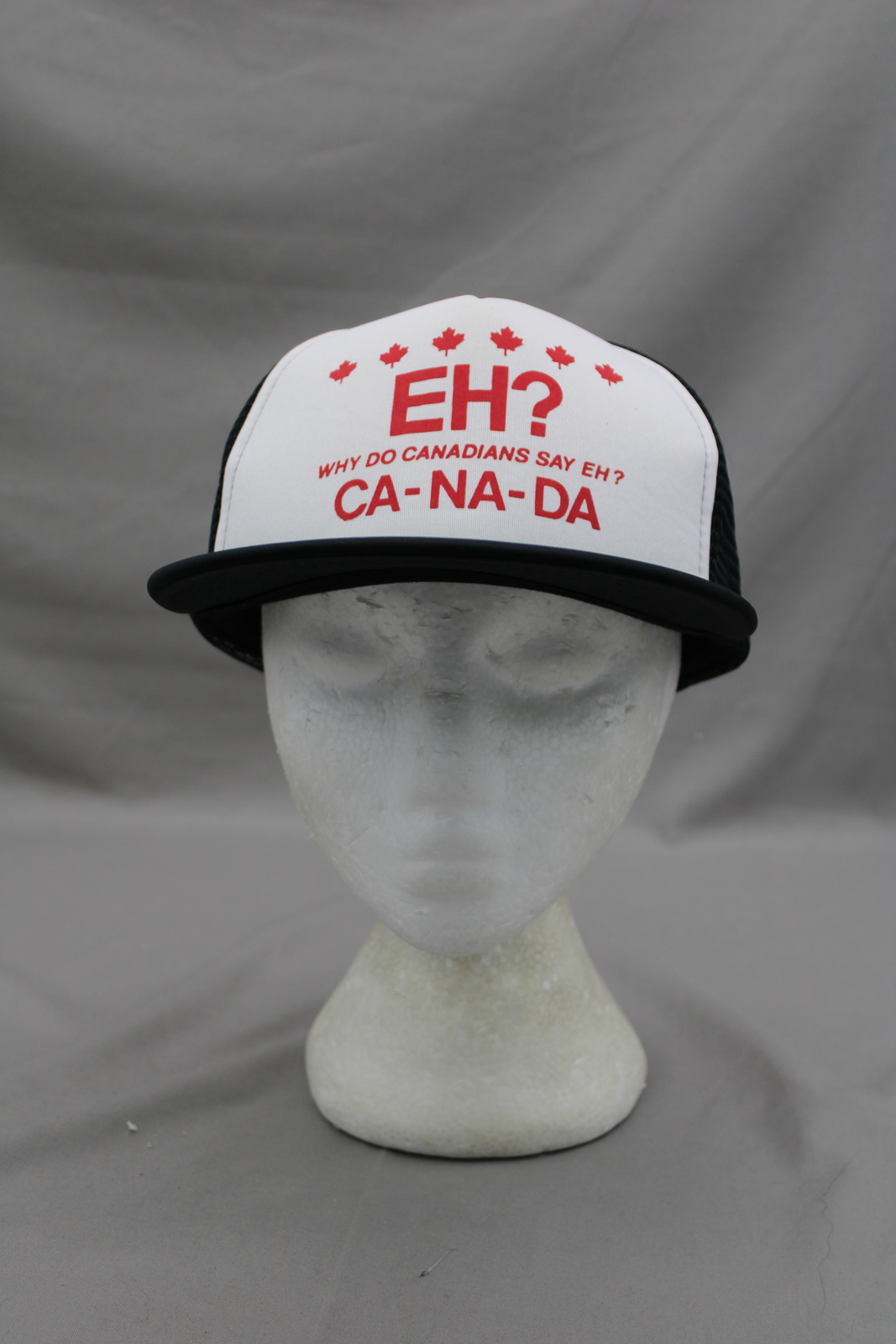 Vintage Screened Trucker Hat - EH Why Canadians Say EH - Adult Snapback ...