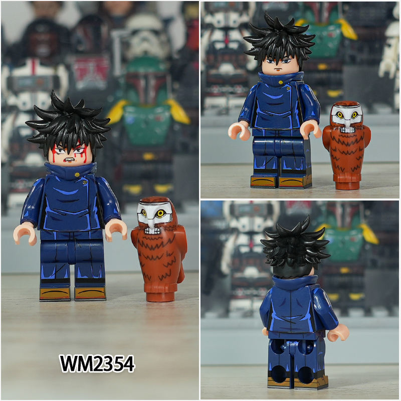 Megumi Fushiguro Jujutsu Kaisen Anime Minifigures Building Toy ...