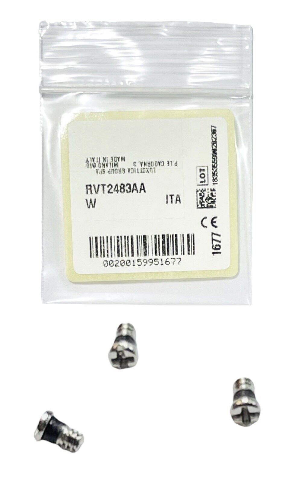 Ray Ban RB3647M Silver Replacement Screws For Temple Hinge And Hold ...