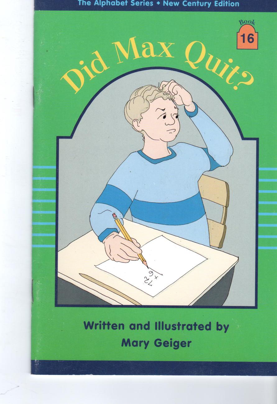 Did Max Quit? children book - Books