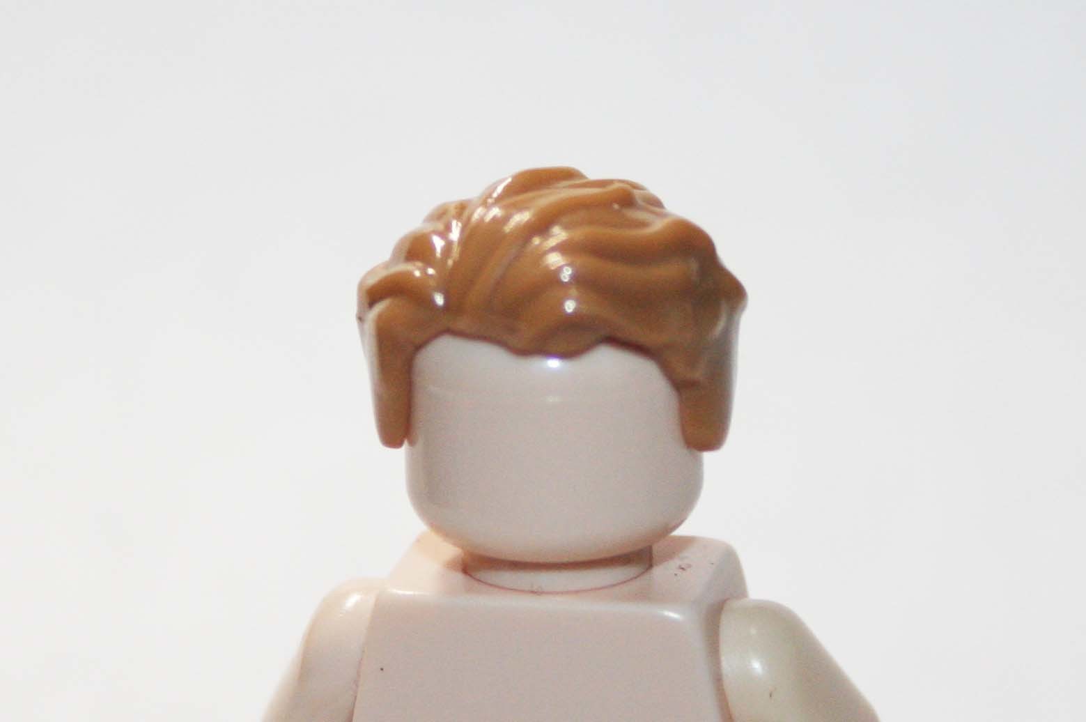 Minifigure Dirty Blond Wavy Male Hair Piece Toys US - LEGO (R) Minifigures