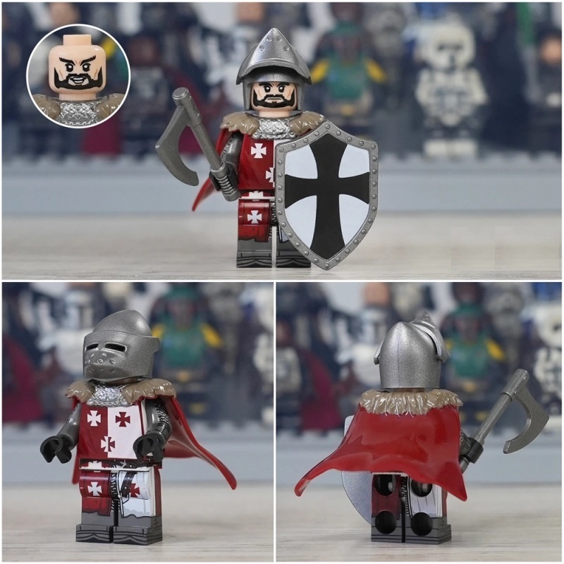 Axeman Knight of Tripoli Minifigures Weapons and Accessories - Building Toy Complete Sets & Packs