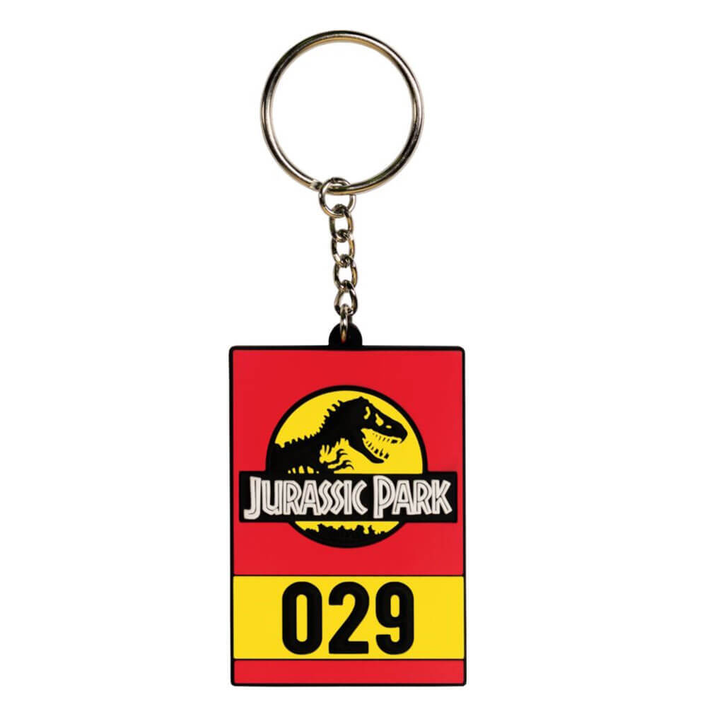 Jurassic Park Car Hanger Pvc Keychain Mens Accessories