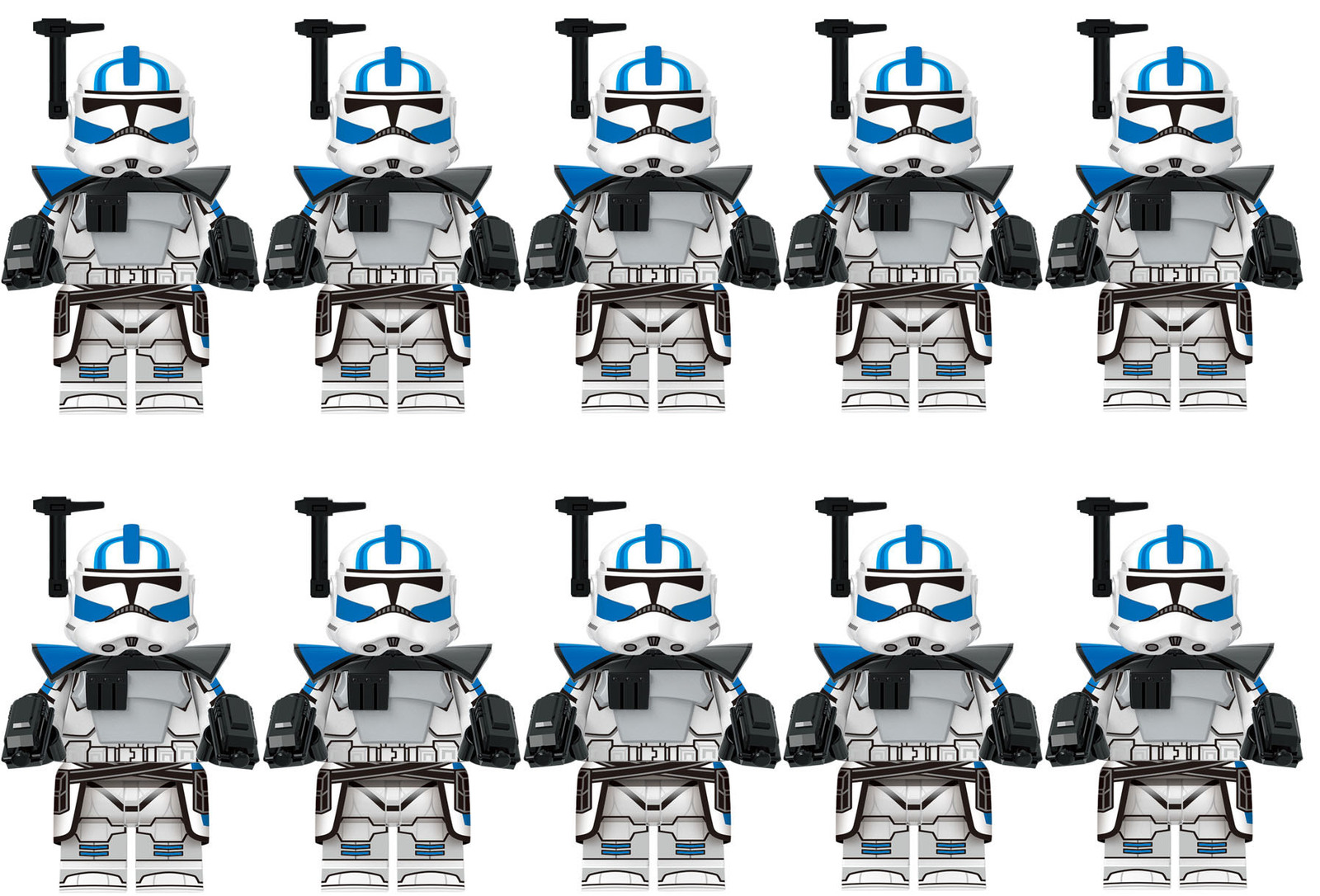 Clone Wars Advanced Recon Commando 10 Custom Echo Minifigures Toys ...