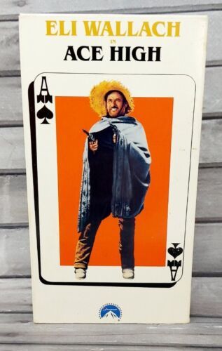 Ace High (VHS 1991) VTG Spaghetti Western Eli Wallach Giuseppe Colizzi Desperado - VHS Tapes