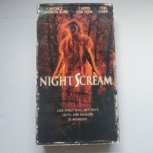 Night Scream VHS Tape Candace Cameron Casper Van Dien Horror VHS - VHS ...