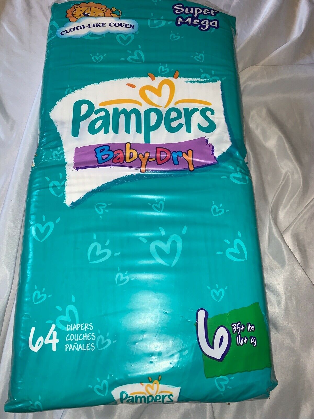 Pampers Baby Dry Size 6 2000 Vintage Lot of 10 Diapers - Disposable Diapers