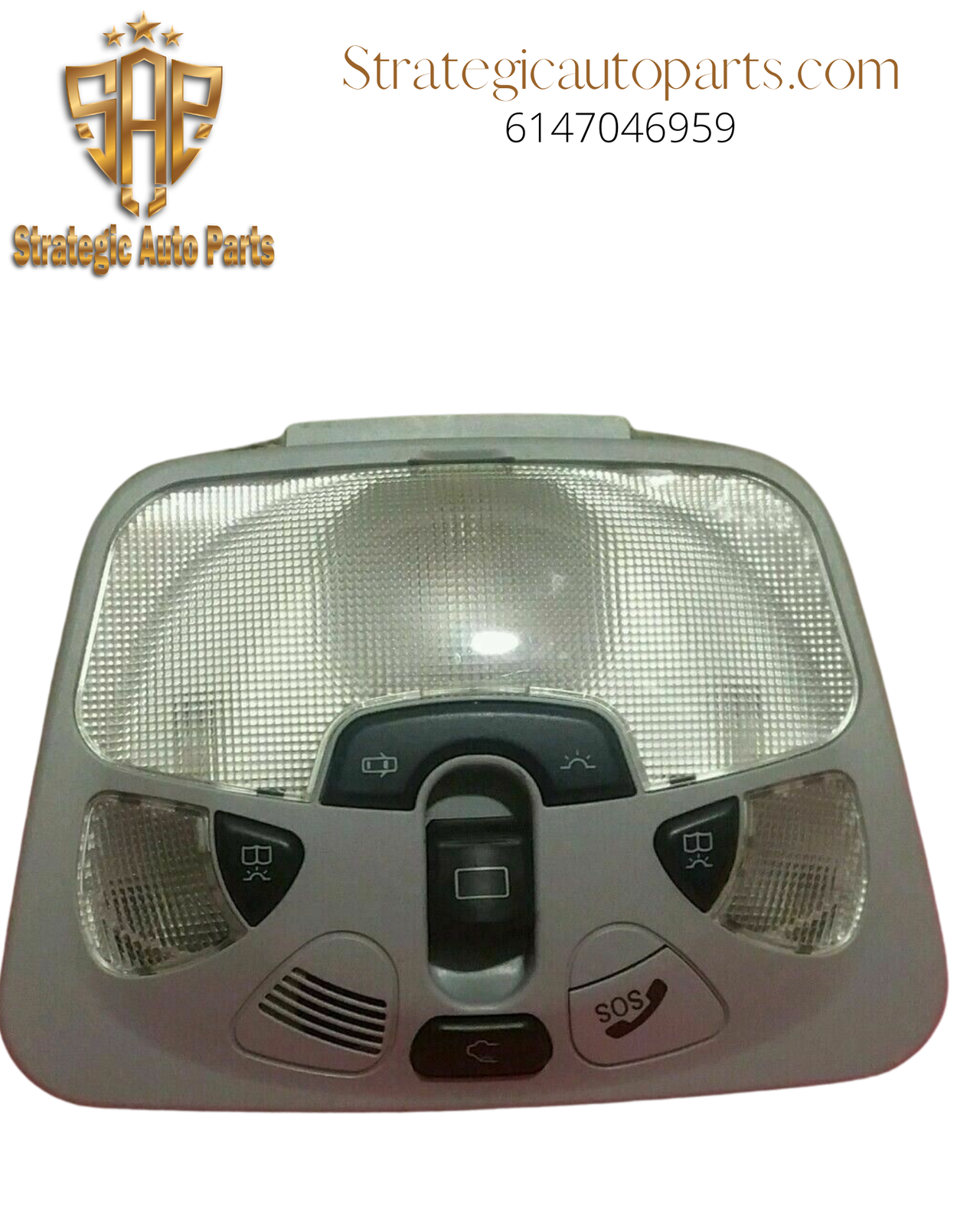 2002-2007 MERCEDES-BENZ C320 C230 OVERHEAD MAP LIGHT W/ SUNROOF ...