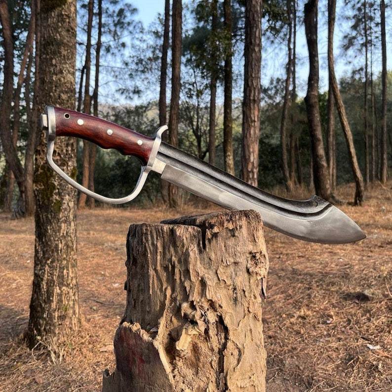 Handmade 24 Inch Machete Fighting Knife | Survival Knife-Gurkha knife ...