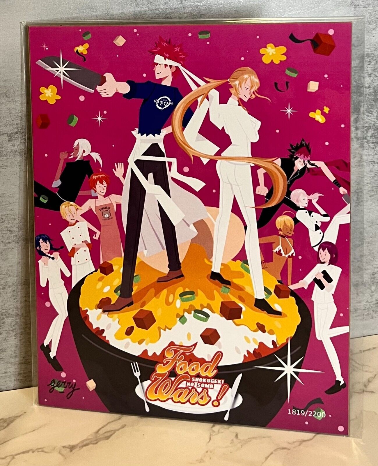 BAM! Anime Box: Food Wars! Shokugeki No Soma- Fan Art 8x10 X/2200 ...