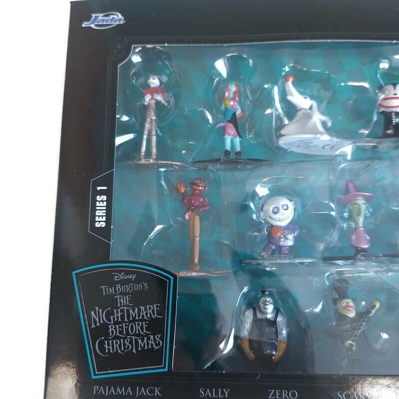 Jada Tim Burton Nightmare Before Christmas Disney 18 Pc Nano Metalfigs ...