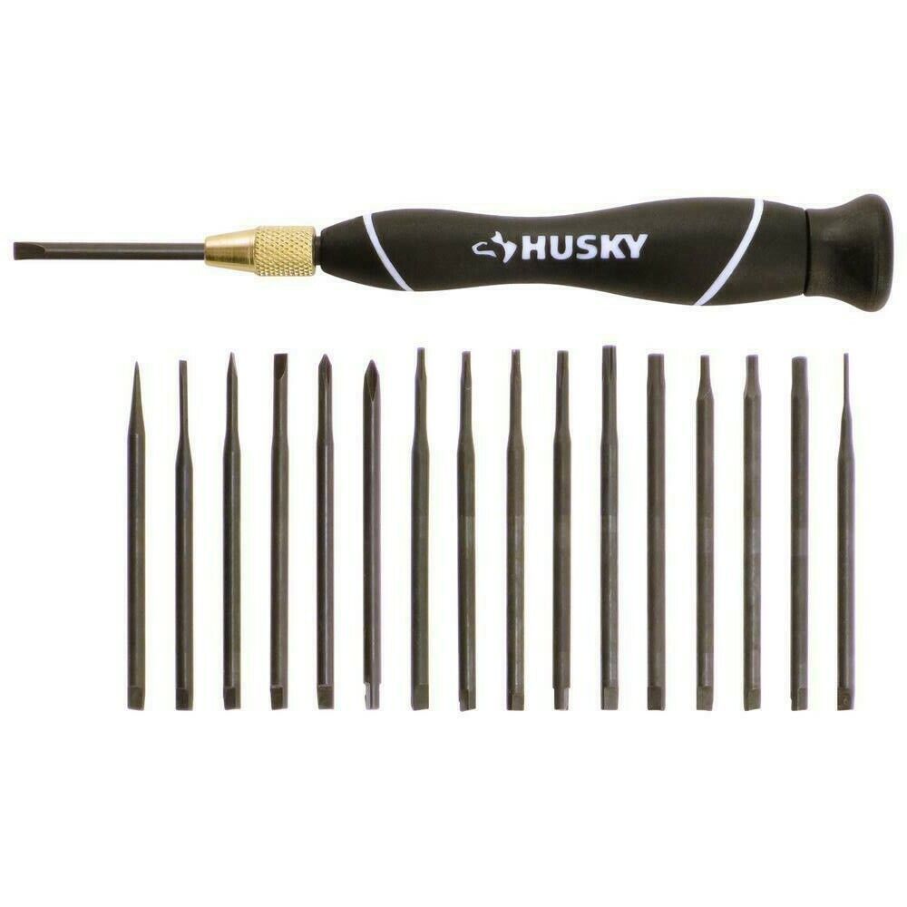Husky - 63518H - Precision Screwdriver Set -18-Piece - Screwdrivers ...