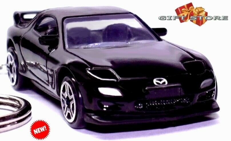 Rare Htf Key Chain Ring Black Mazda RX7 and similar items
