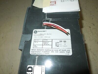 GE Spectra Breaker SFHA36AT0250 250A Frame W/Aux 3P 600V 225A Rating ...