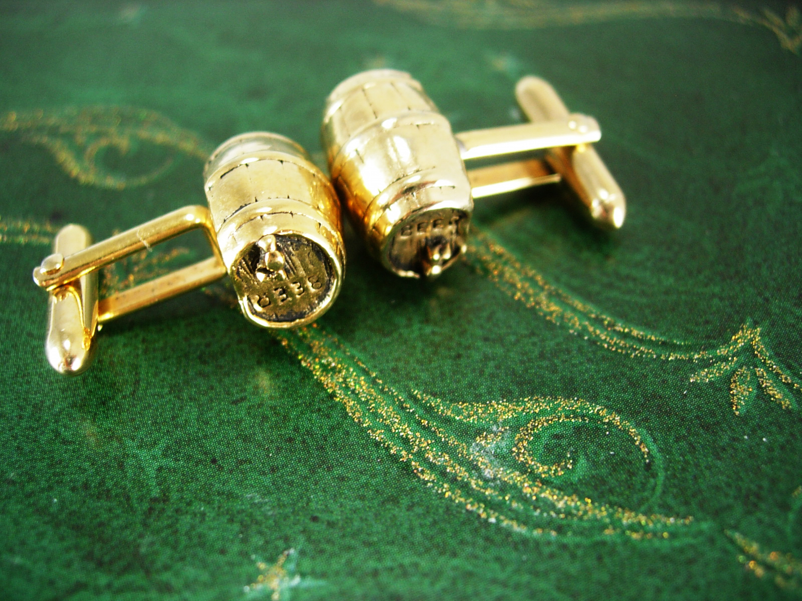 Beer Keg Cuff links BACHELOR PARTY gift Vintage Swank gold Cufflinks ...